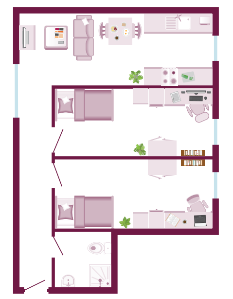 Ropemaker Court – Manchester Room Tour-uhomes Live