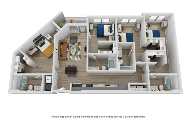 Theory Interlock - Atlanta Apartment Rentals | uhomes